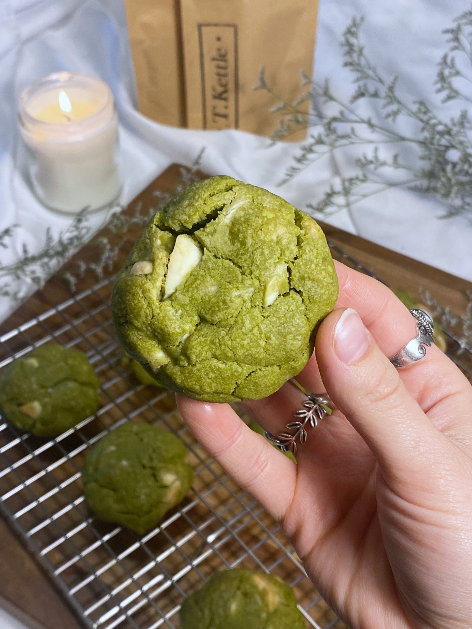 Matcha Cookies – T. Kettle